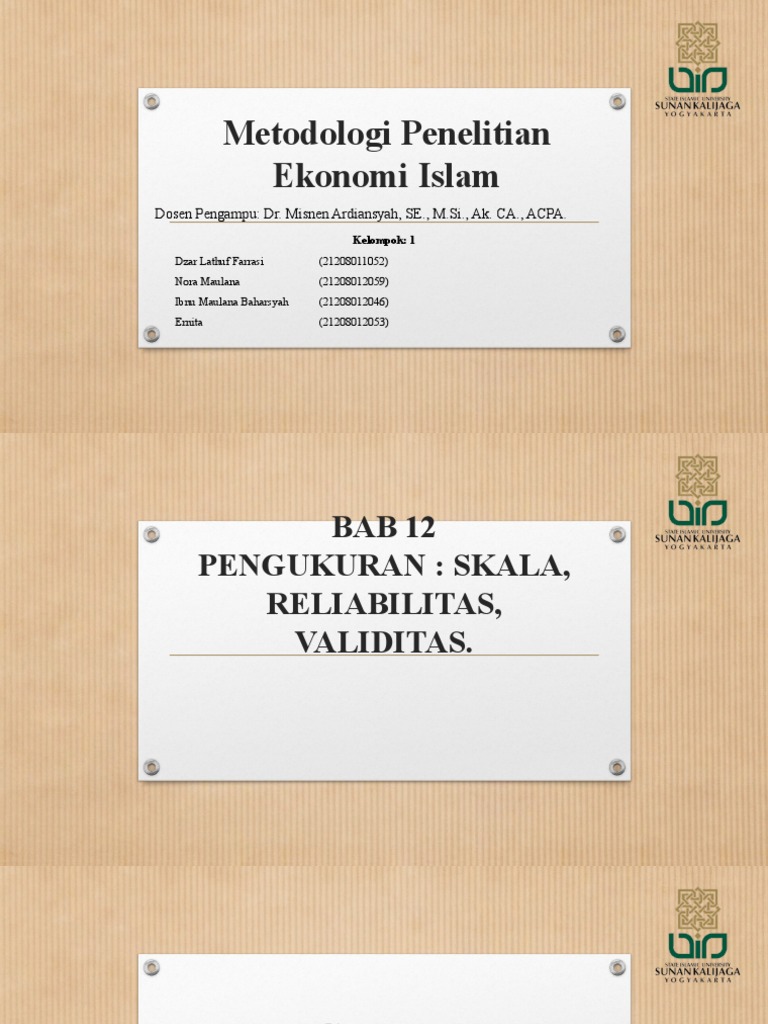 Metopen Bab 12 - 13 | PDF | Sains & Matematika