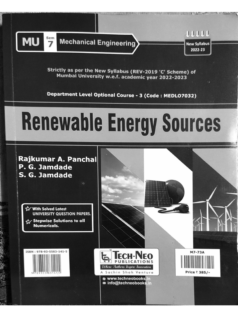 RES Mechanical Engineering Sem 7 | PDF