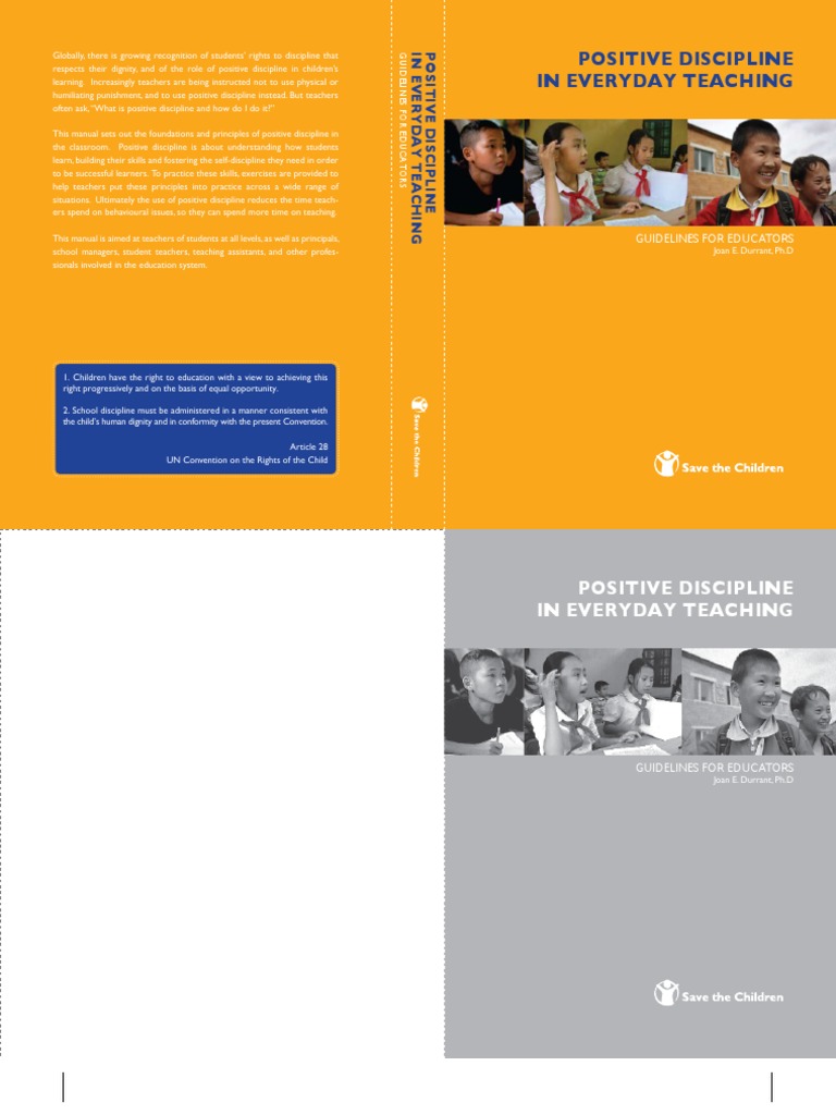 Positive Discipline in Everyday Teaching | PDF | Teachers | Teaching Method