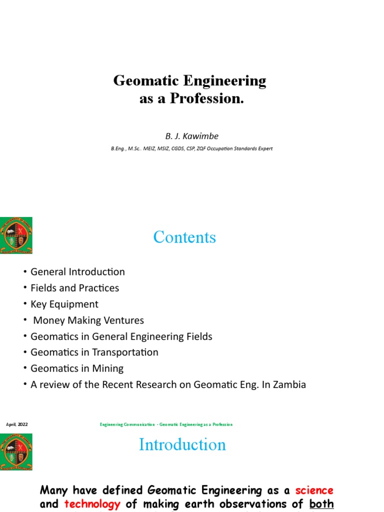 Geomatic Engineering Career Insights | PDF | Geomatics | Geographic Information System
