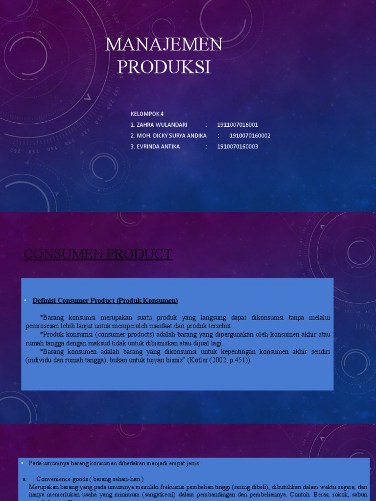 Manajemen Produksi | PDF
