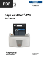 Kaye Validator 2000 User Manual | PDF