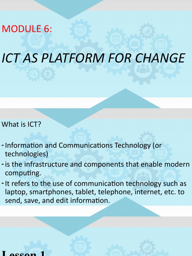 Em Tech ICT As A Platform For Change | PDF | World Wide Web | Internet ...
