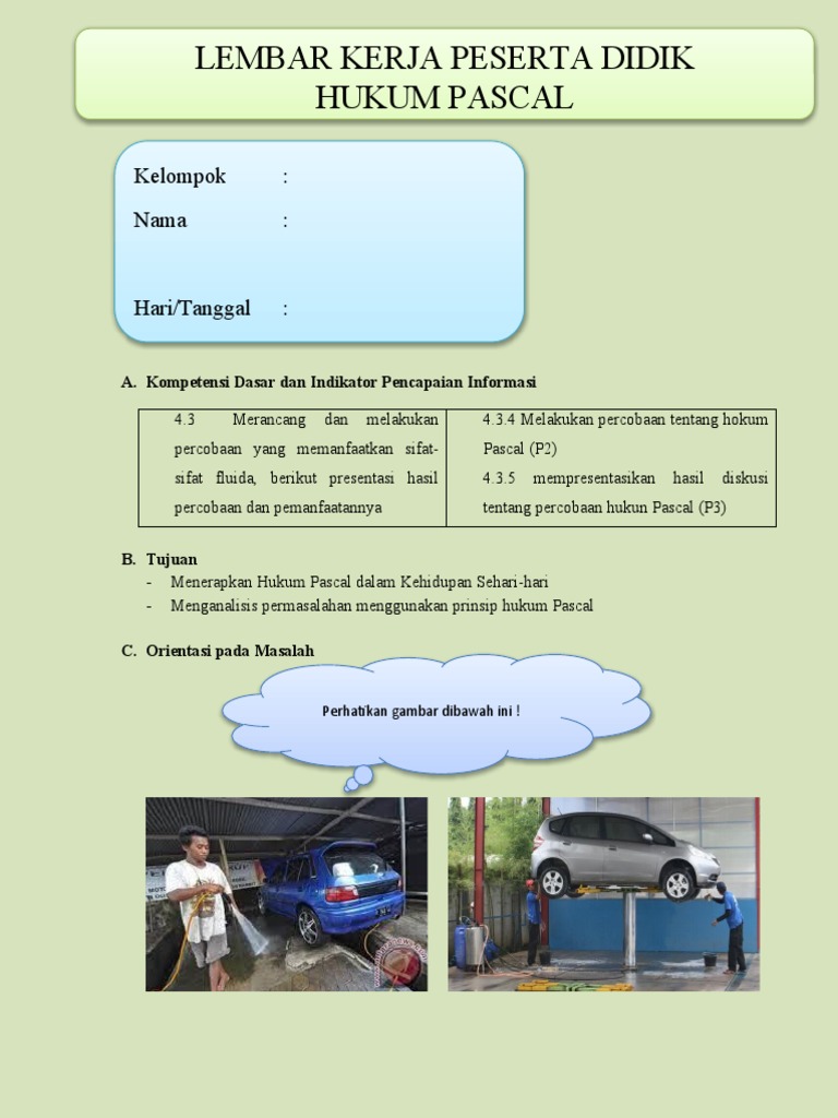 LKPD 2 Hukum Pascal PPL 2 | PDF
