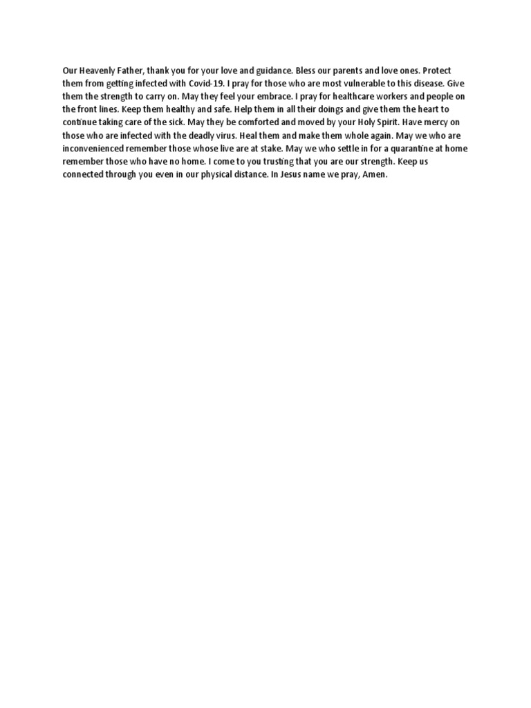 English Prayer 9 | PDF