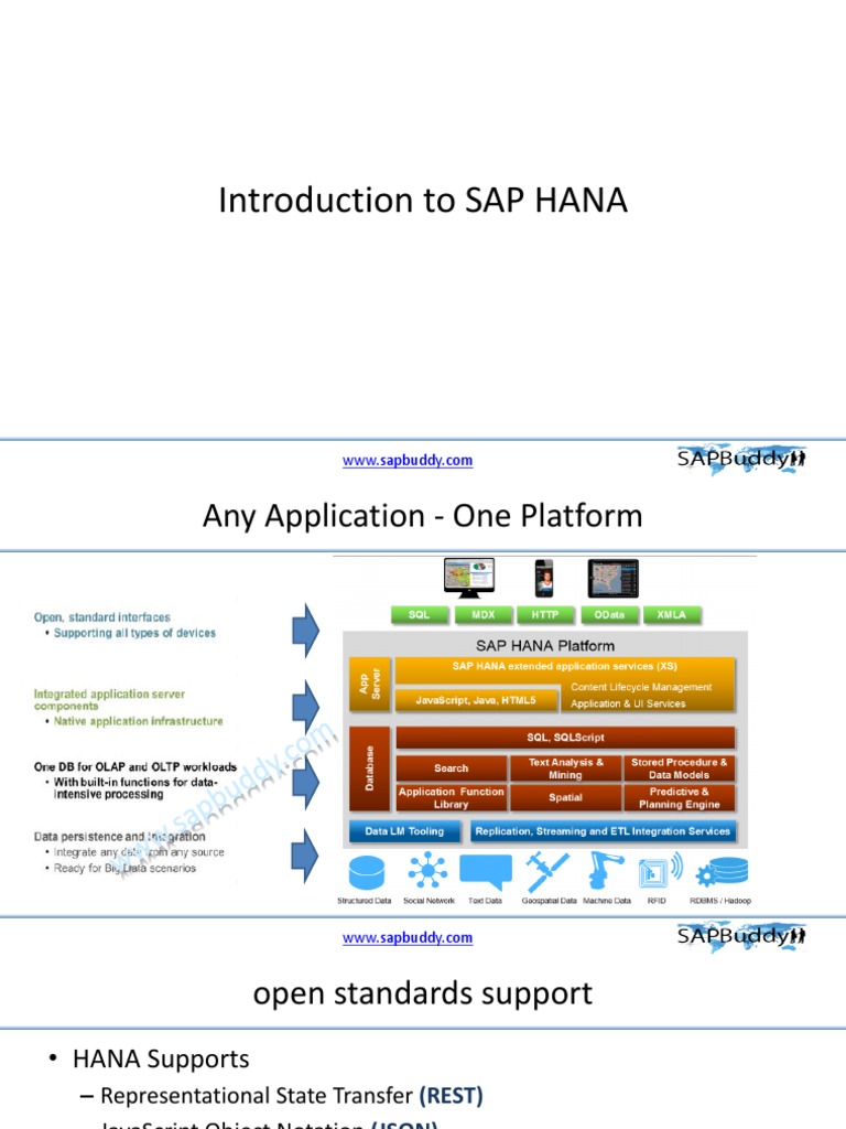 1 2+Introduction+to+SAP+HANA | PDF