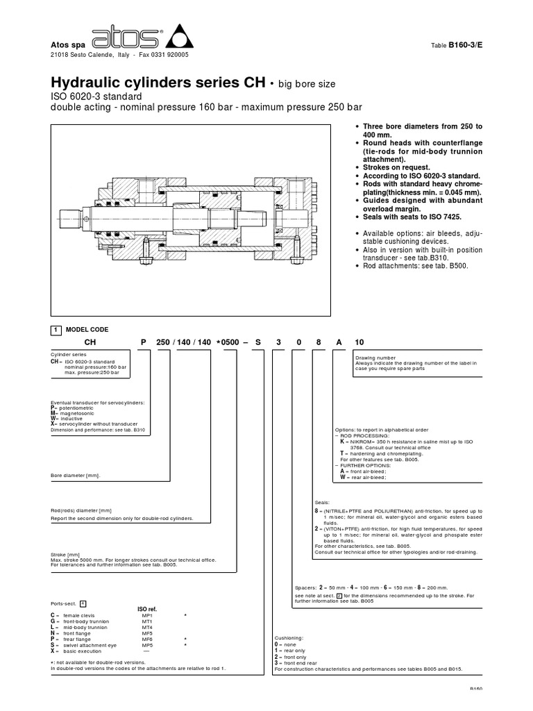 Atos CH | PDF | Piston | Mechanical Engineering