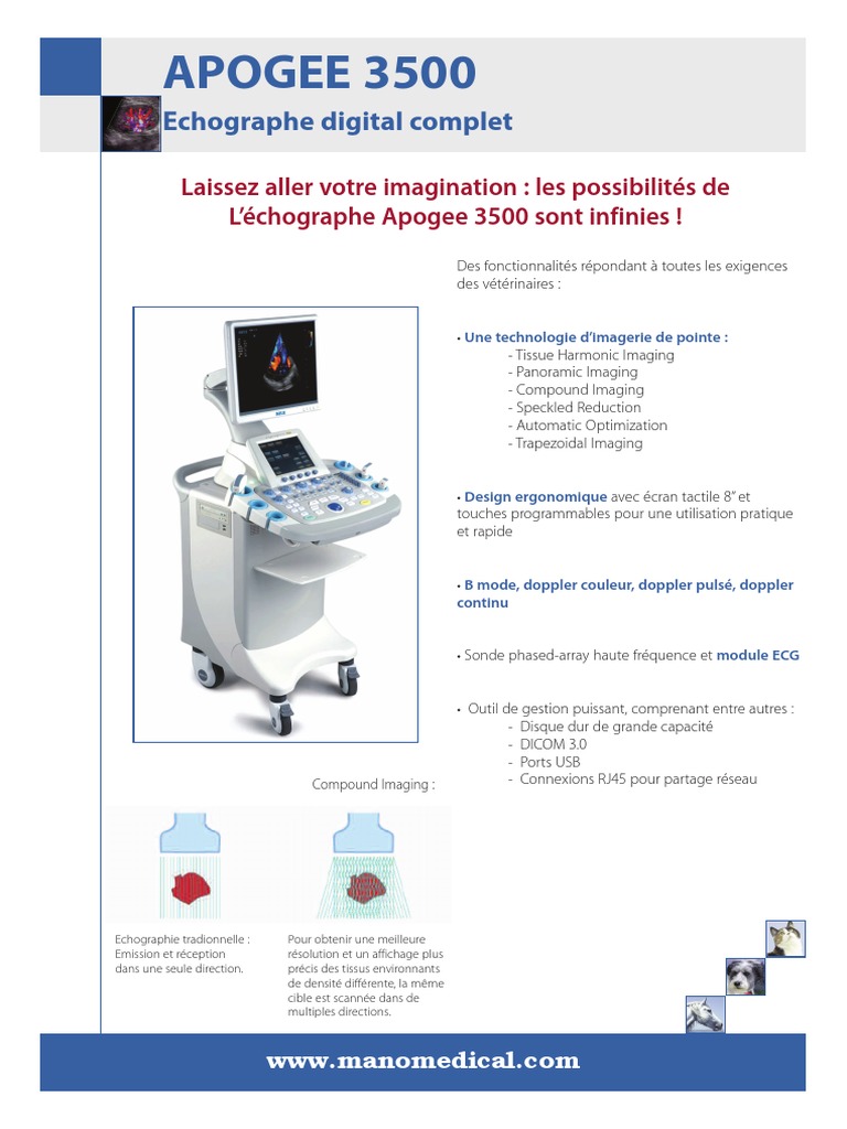 Apogee 3500 FR | PDF | Échographie | Informatique