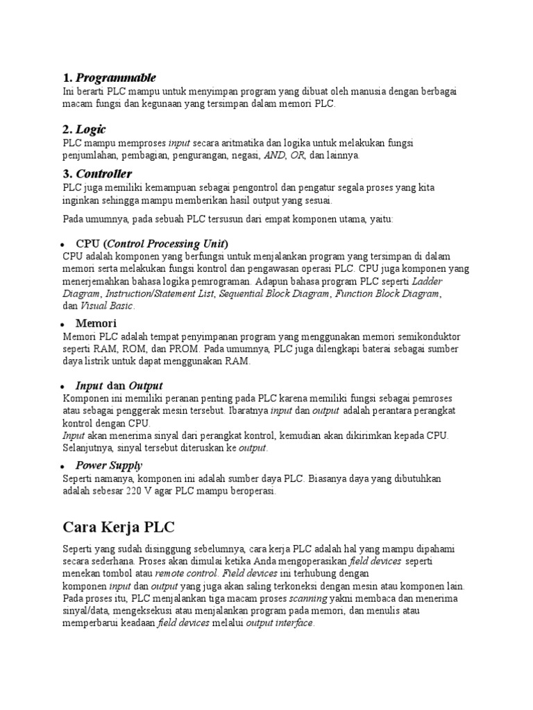 PERBEDAAN PLC-SCADA DAN DCS | PDF