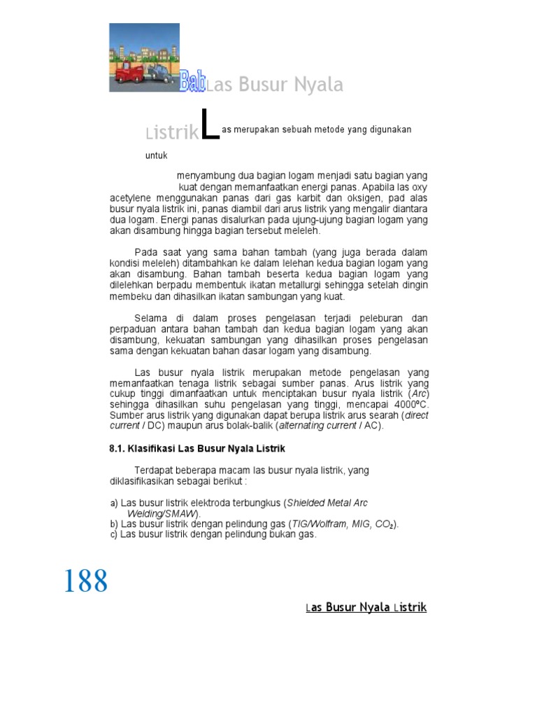 Las Busur Nyala Listrik | PDF