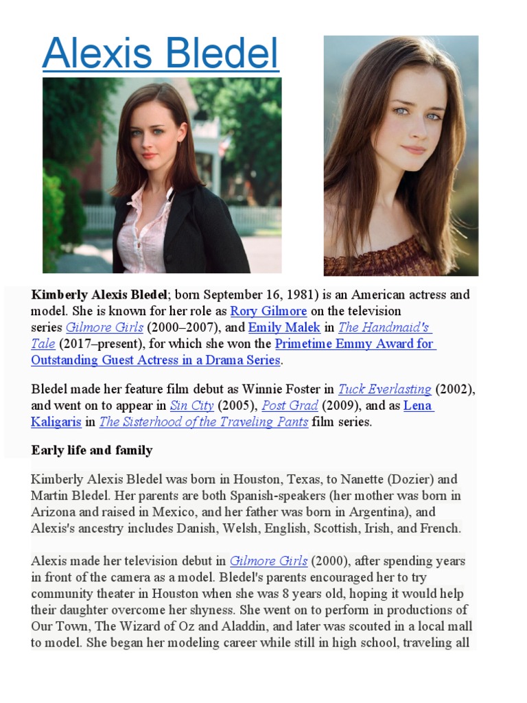 Alexis Bledel | PDF