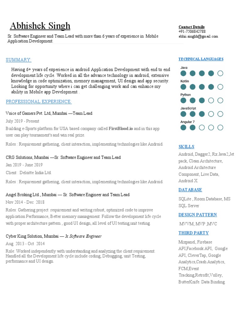 Abhishek Android Dev@2020 | Download Free PDF | Android (Operating ...