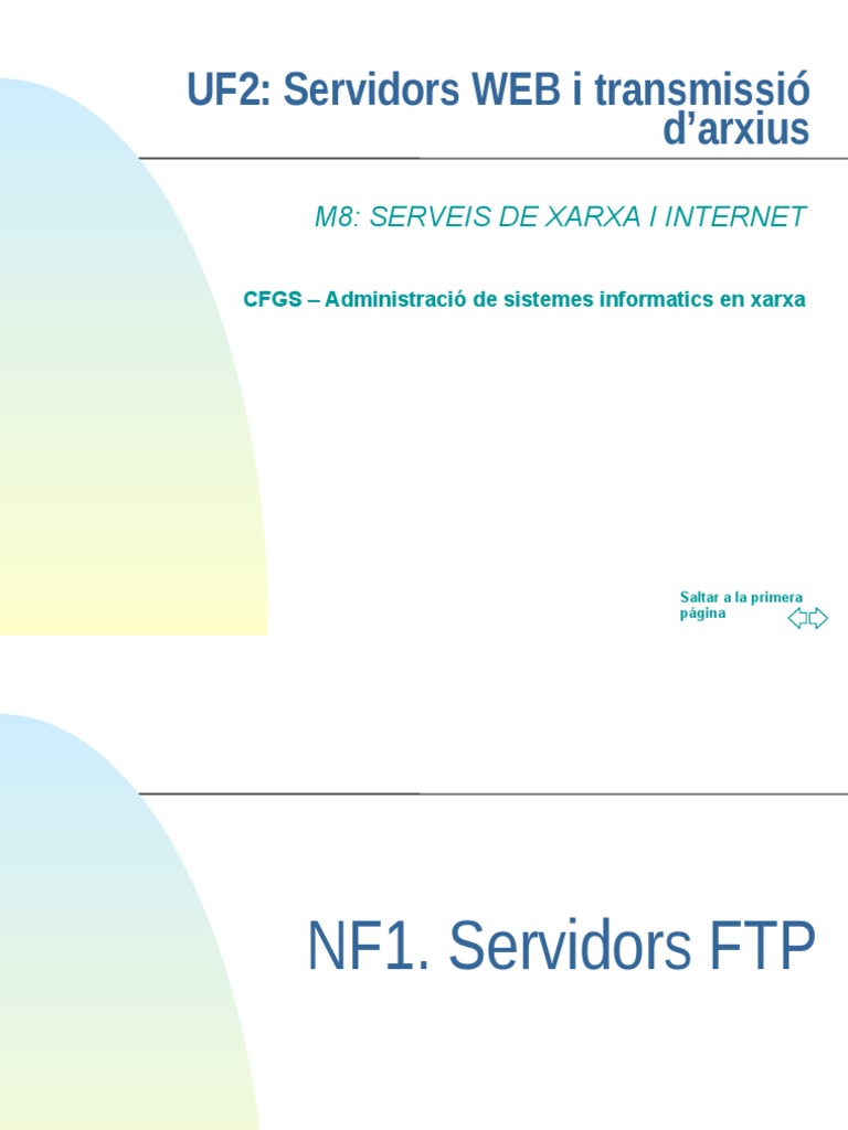 INF Apunts 2122 2ASIX M08 UF2 NF1 | PDF