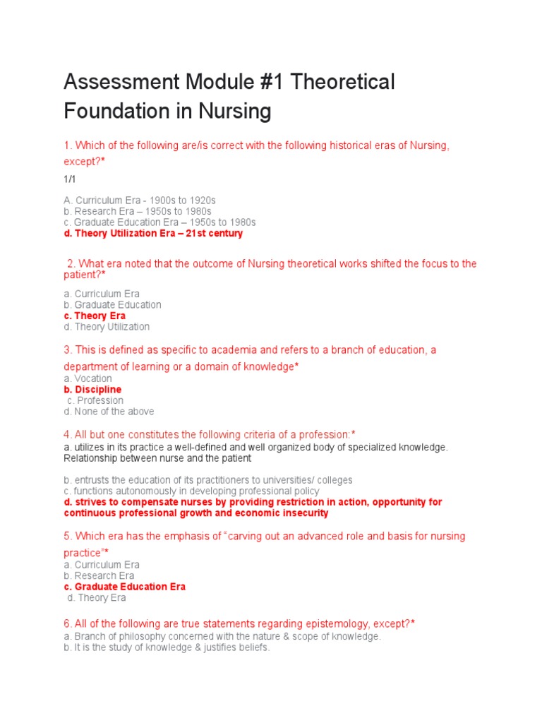 Theoretical Foundation of Nursing | PDF | Nursing | Theory