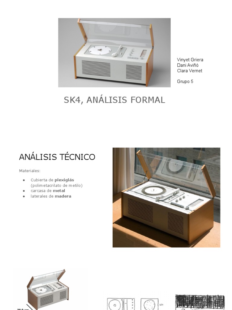 SK4, Dieter Rams | PDF | Estética | Diseño