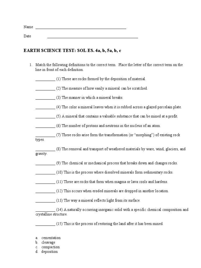 Es 4ab 5abc Test B | PDF