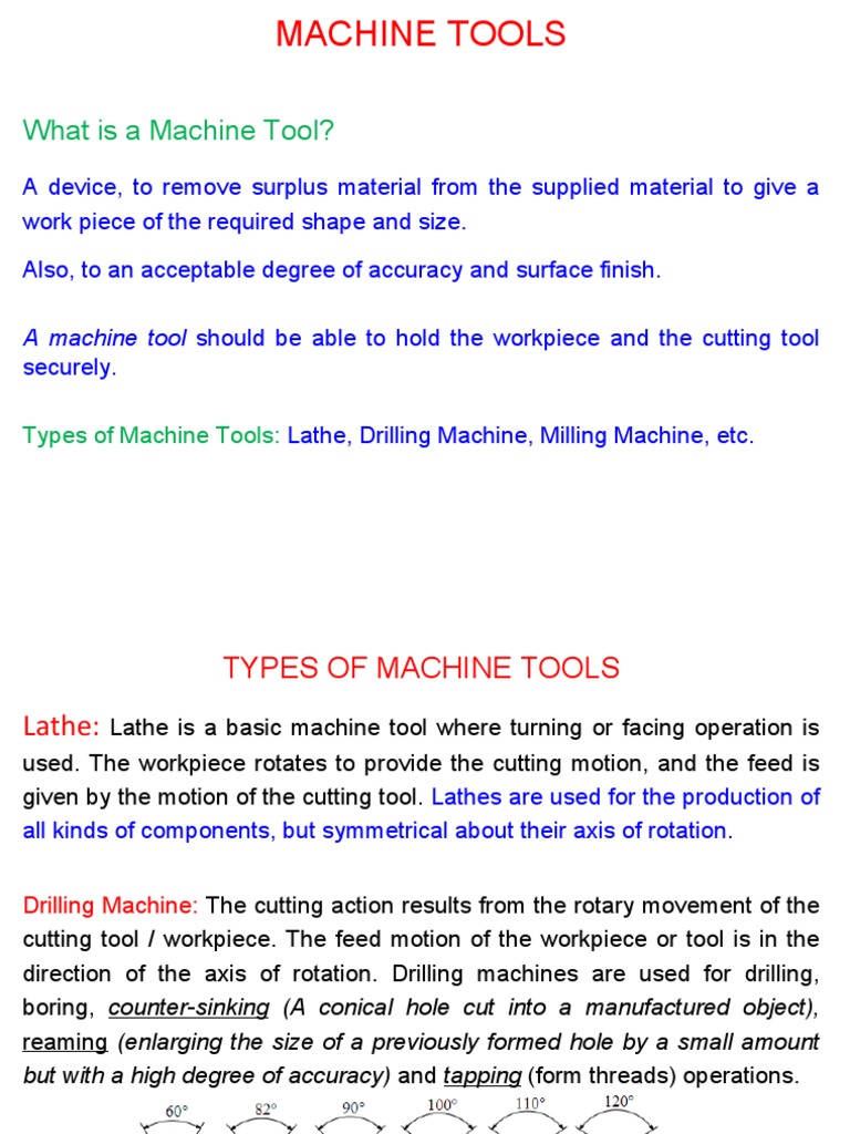 Lathe, Drilling Machine | PDF | Drilling | Machining