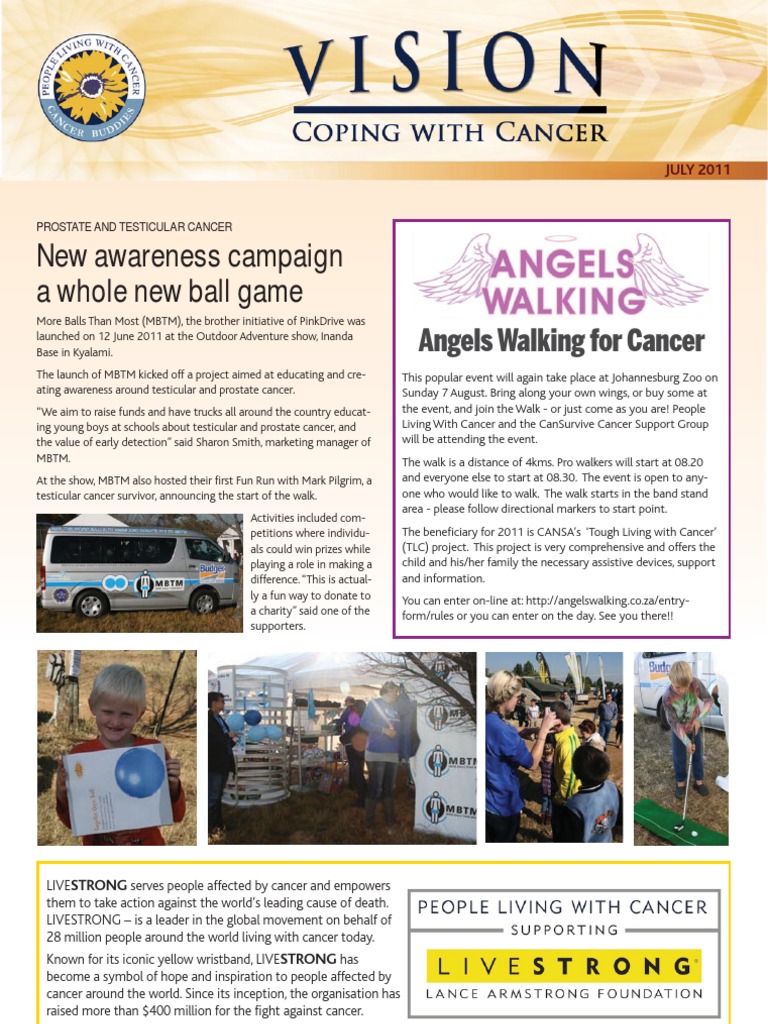 Vision Newsletter July 2011 | PDF | Immunotherapy | Cancer