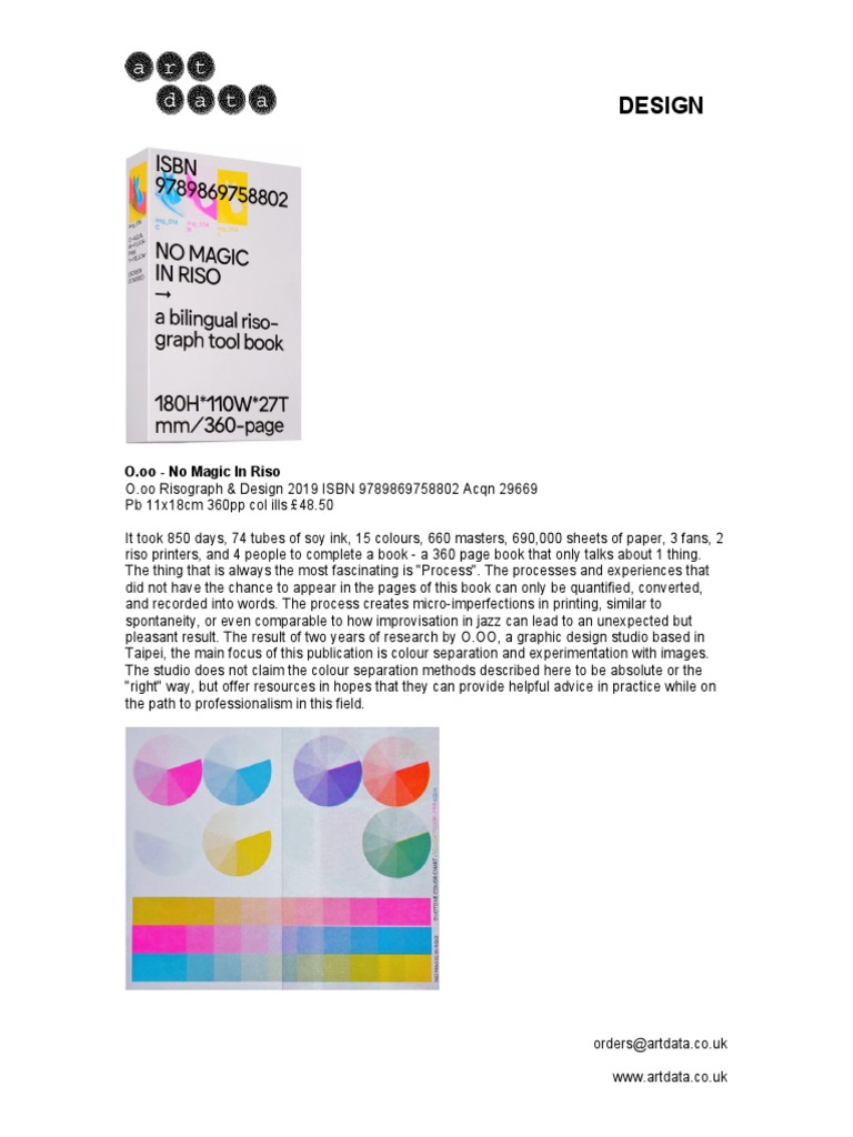 Ooo - No Magic in Riso | PDF