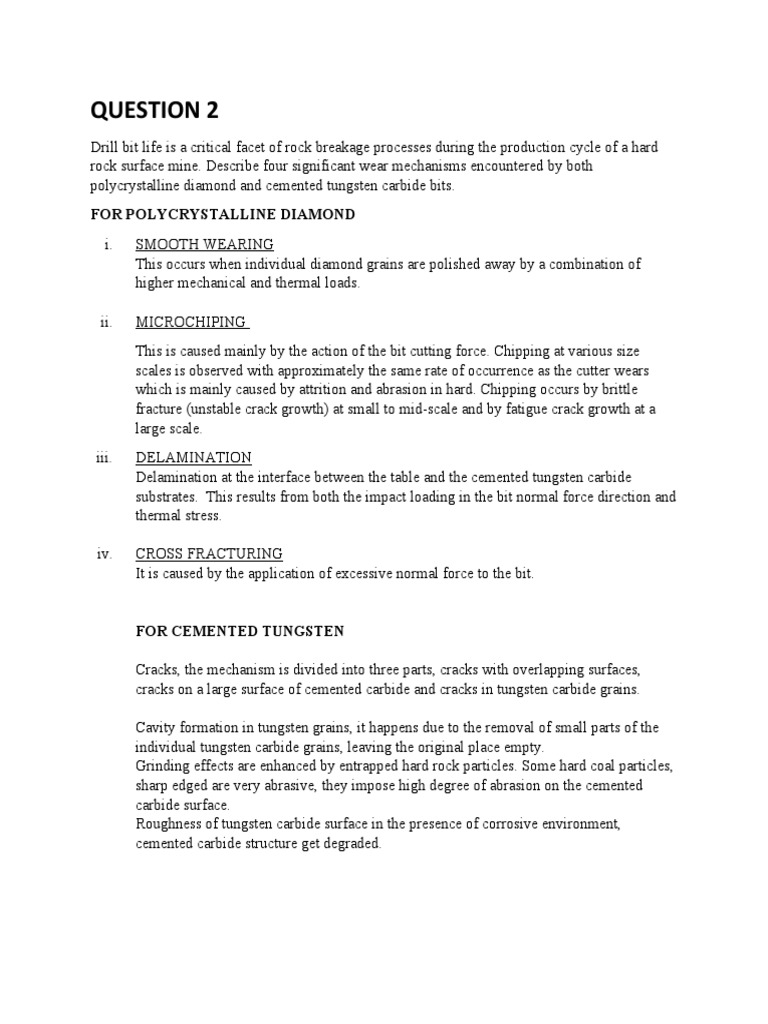 Surface Mining Assignment Pdf 3460