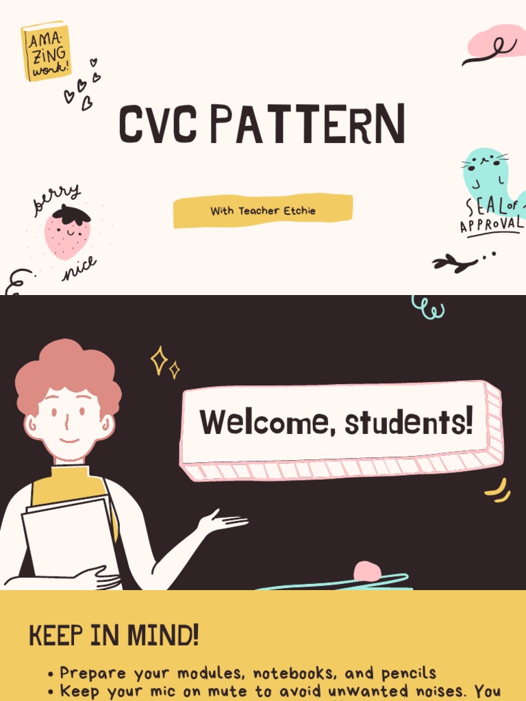 CVC Pattern | PDF | Linguistics | Human Communication