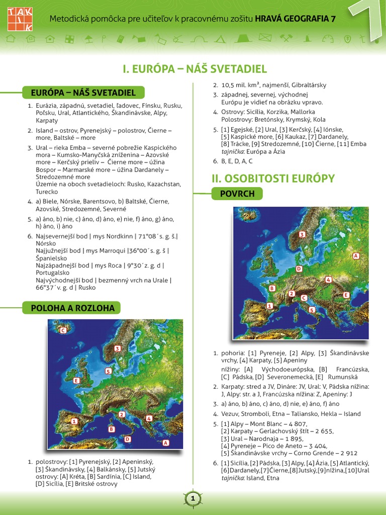 Hravá Geografia 7 - METODIKA | PDF