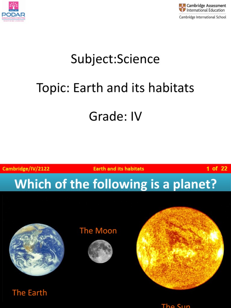 Cambridge - IV - Sci - Earth and Its Habitats | PDF | Volcano | Types ...