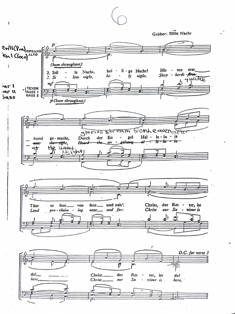 Silent Night Descant | PDF