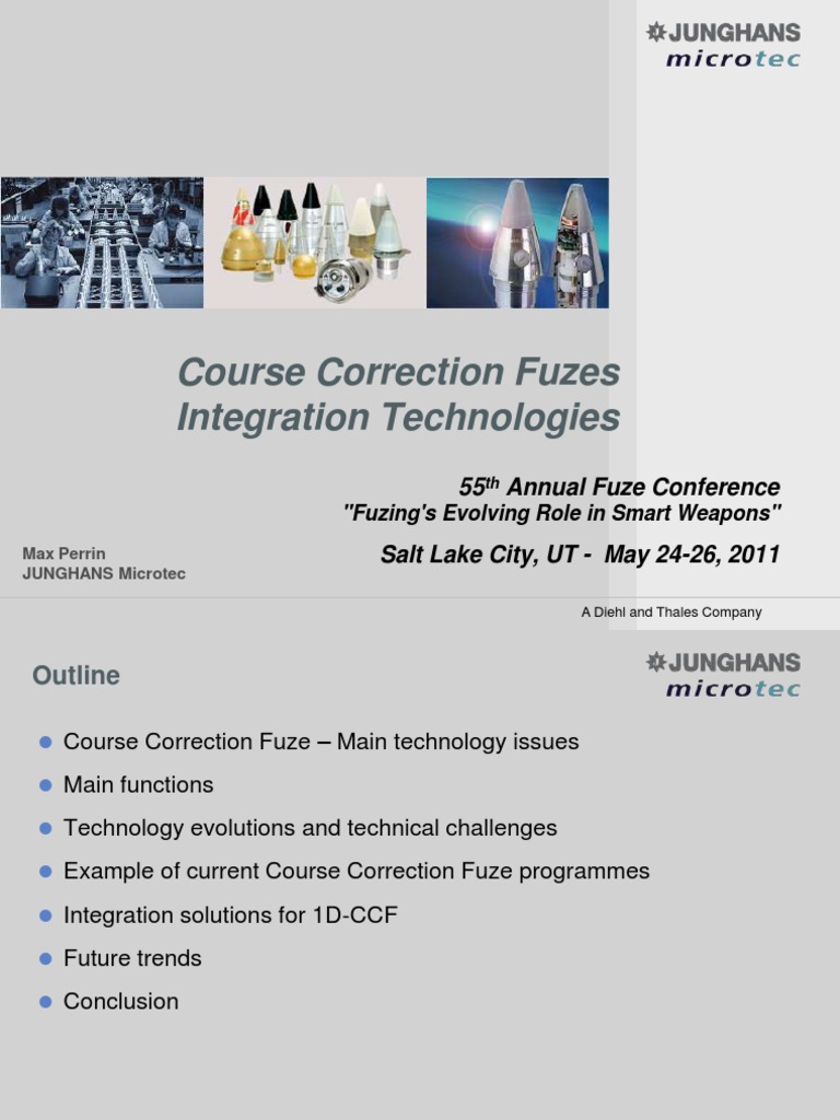 Course Correction Fuzes | PDF | Fuze | Embedded System