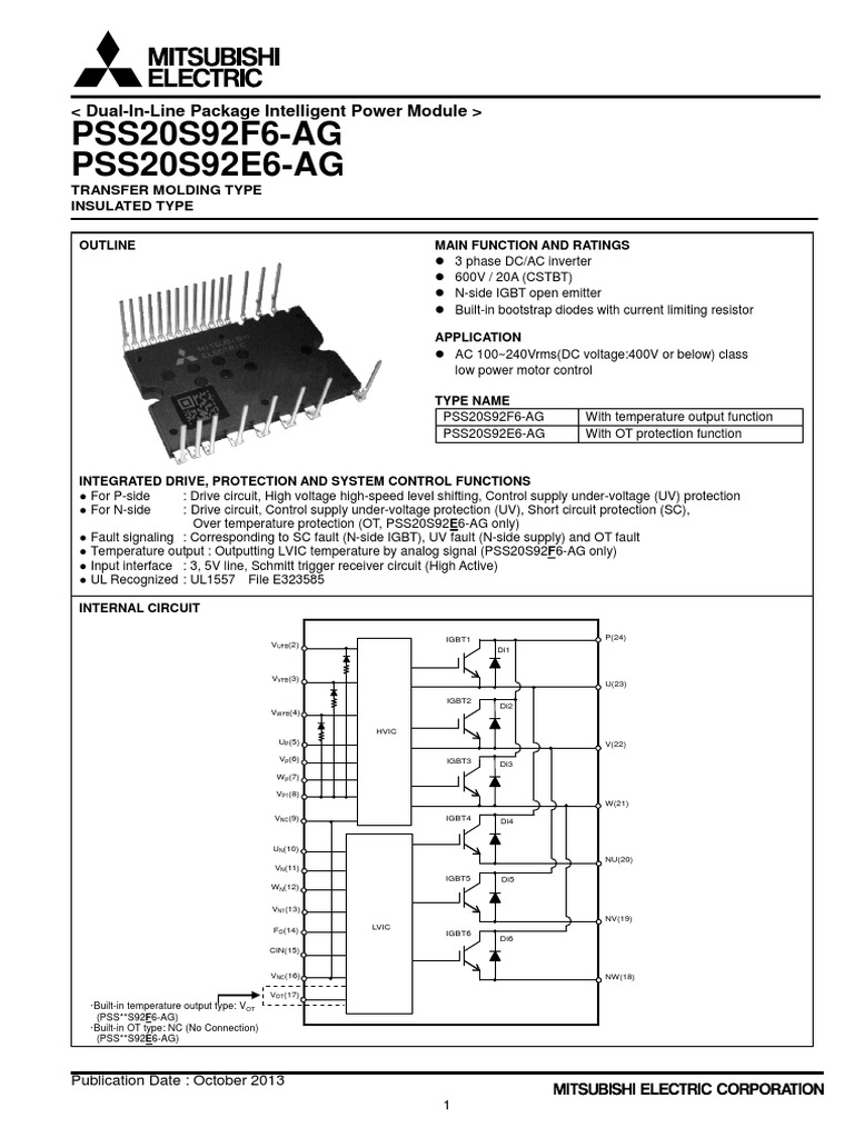 pss20s92f6 Ag | Download Free PDF | Power Supply | Resistor