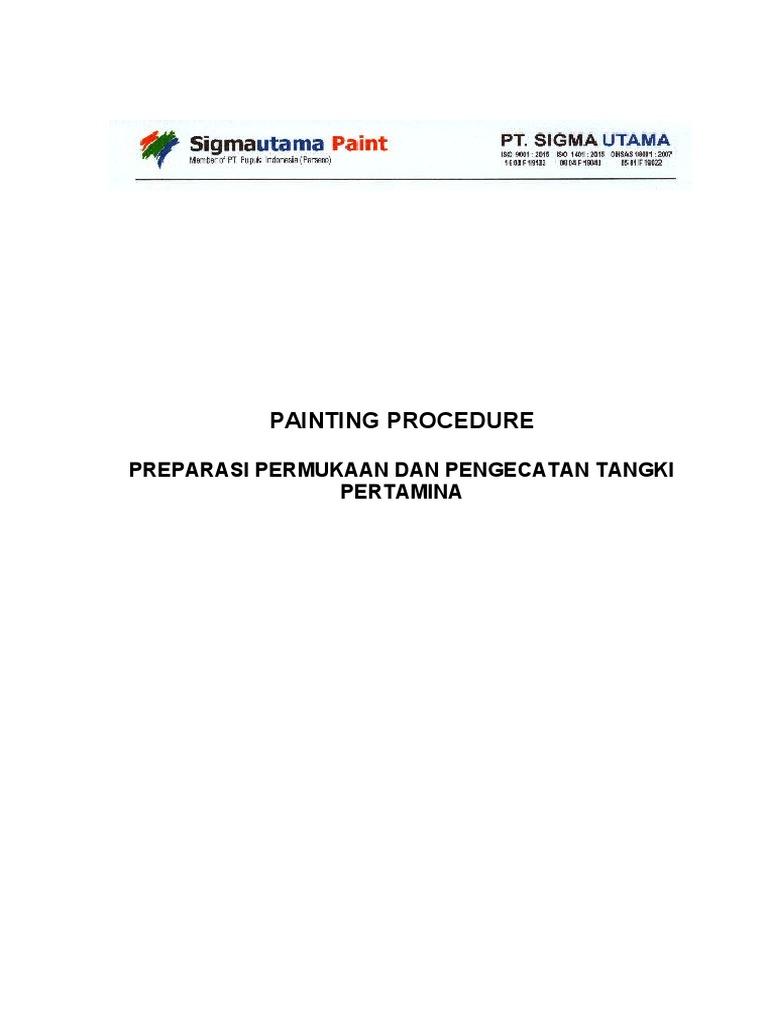 Painting Procedure | PDF