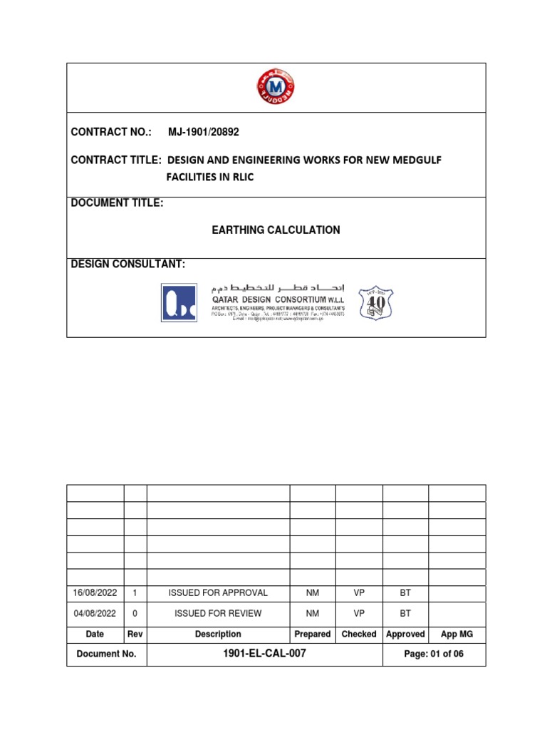 Earthing Calc | PDF | Electrical Resistivity And Conductivity | Electrical Resistance And ...