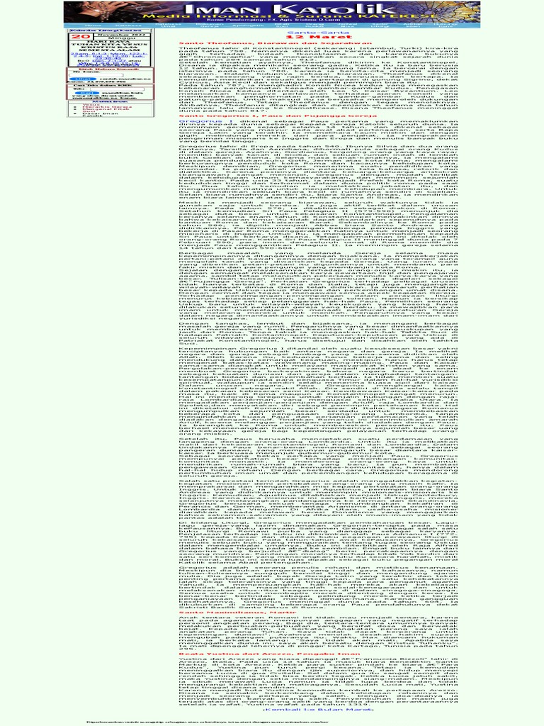 Iman Katolik ..... Media Informasi Dan Sarana Katekese | PDF | Agama & Spiritualitas