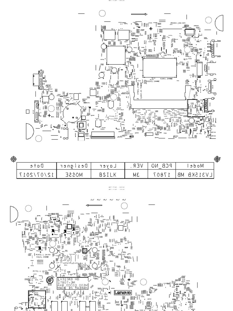 Lenovo V130-15IKB Iron Grey Wistron LV315KB 17807-3M Boardview | PDF