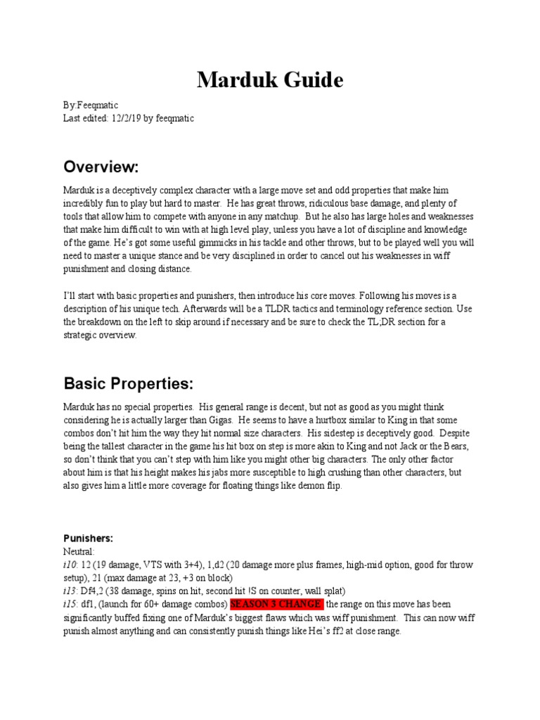Marduk Guide | PDF