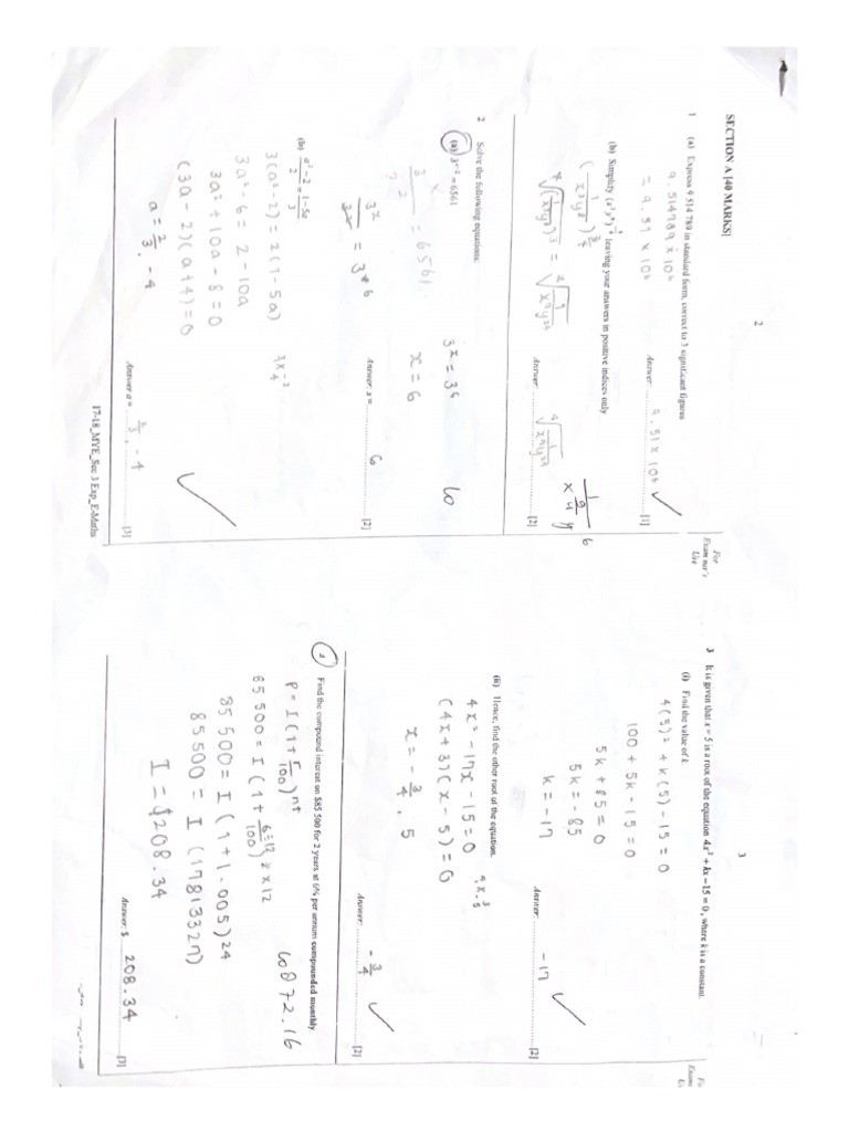 Maths Pyp 1 | PDF Maths Pyp 1 | PDF