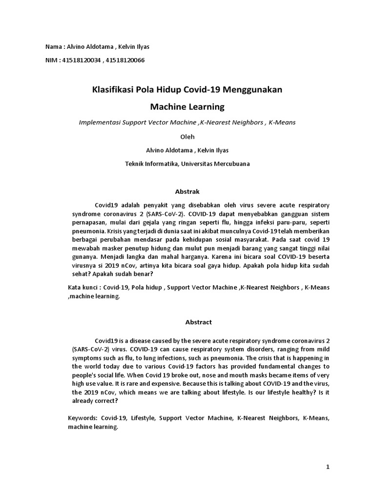 Jurnal Machine Learning | PDF