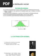 Unidad 2.1 - Distribucion Normal | PDF | Distribución normal | Función de densidad de probabilidad