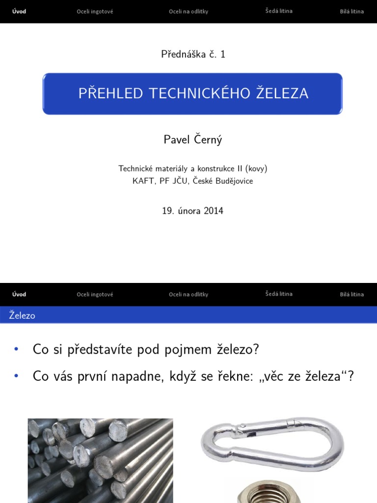 04a Pưehled Tư¡d Technick‚Ho §Eleza | PDF