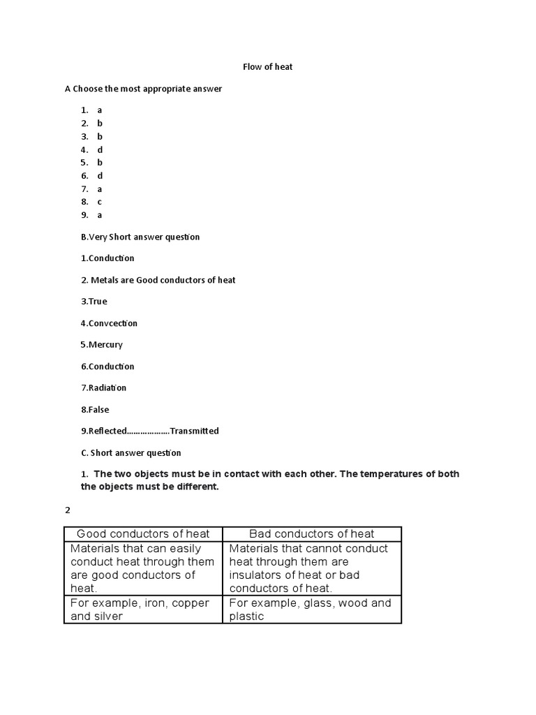 Heat Transfer Concepts and Examples | PDF | Heat Transfer | Thermal ...