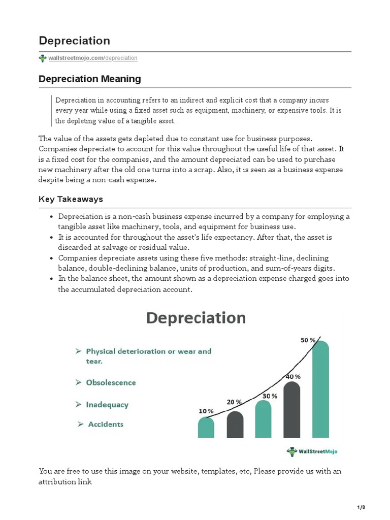 Depreciation | PDF | Depreciation | Business Economics