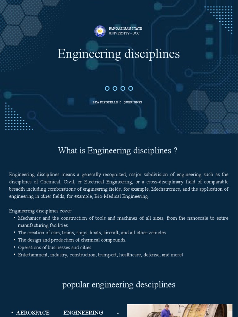 Emerging Chapter 4 - Engineering Disciplines | PDF | Engineering | Chemical Engineering