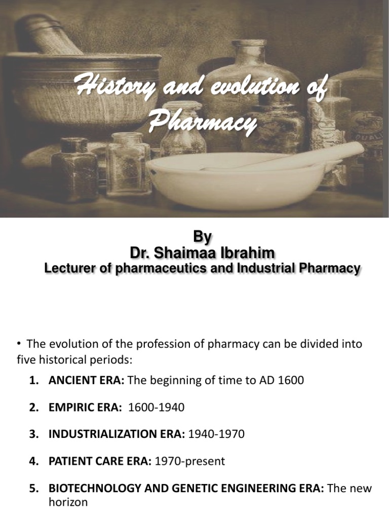 History of Pharmacy | PDF | Pharmacy | Medicine