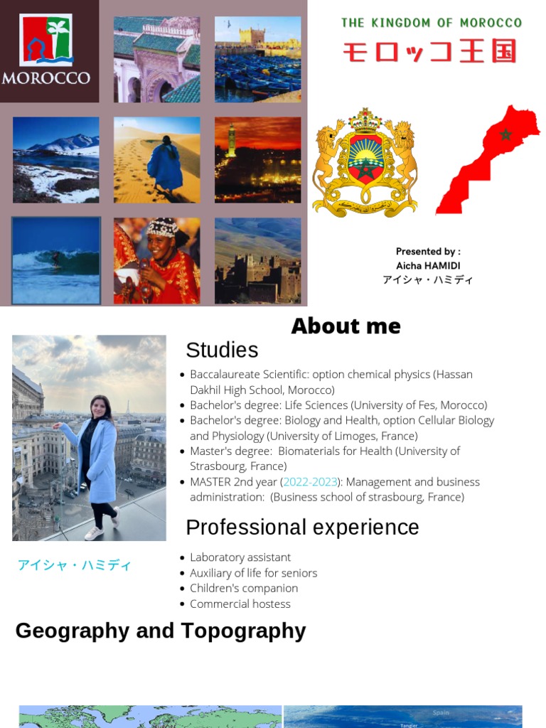 Morocco Presentation | PDF | Morocco
