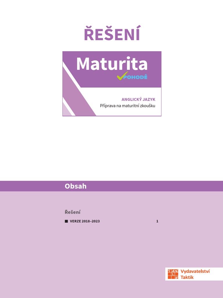 Vpohode Reseni Anj | PDF