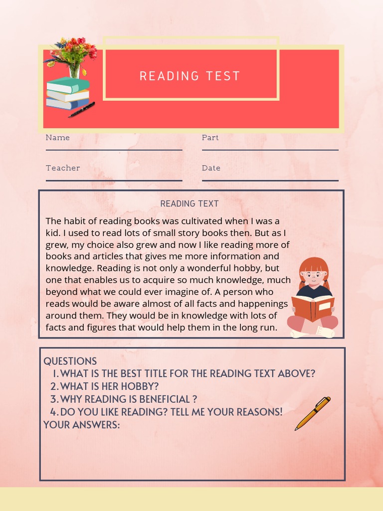 LKPD Hobby Descriptive Text | PDF