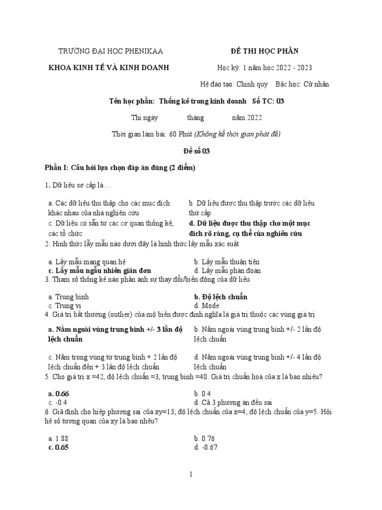 De Thi Giua Ky 3 | PDF