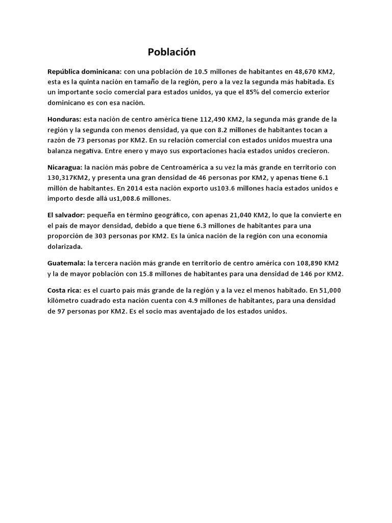 Tratado Libre Comercio DR Cafta | PDF | Honduras | Nicaragua