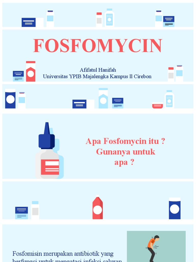 Fosfomycin | PDF