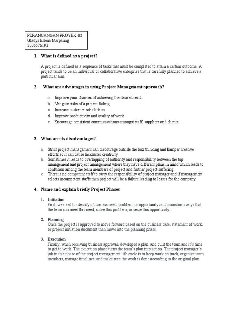 Project Management Overview and Phases | PDF | Career & Growth | Art